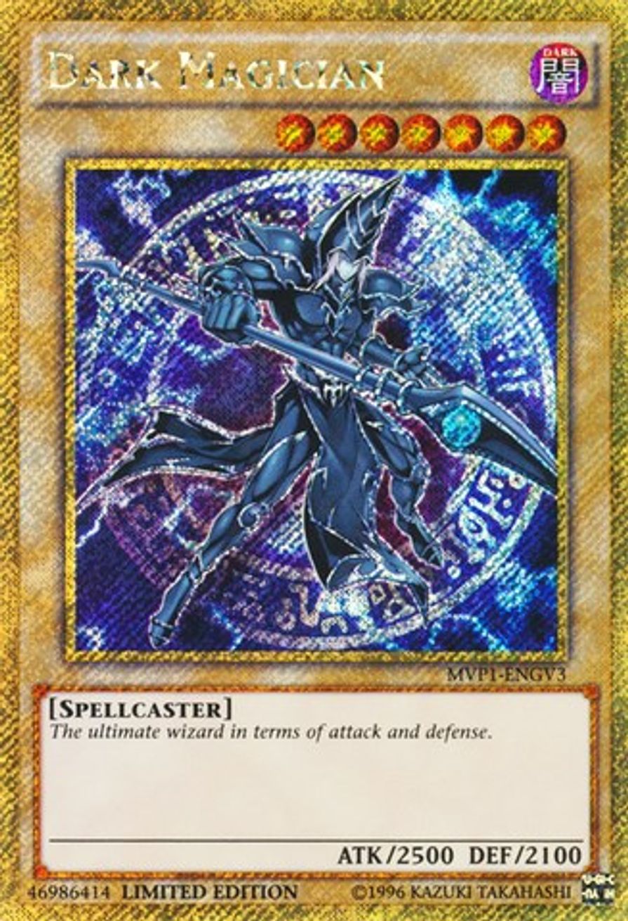 Dark Magician (Gold Secret Rare) - The Dark Side of Dimensions Movie ...