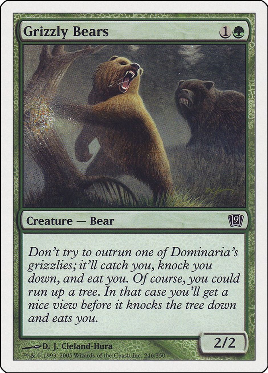 Grizzly Bears - 9th Edition - Magic: The Gathering