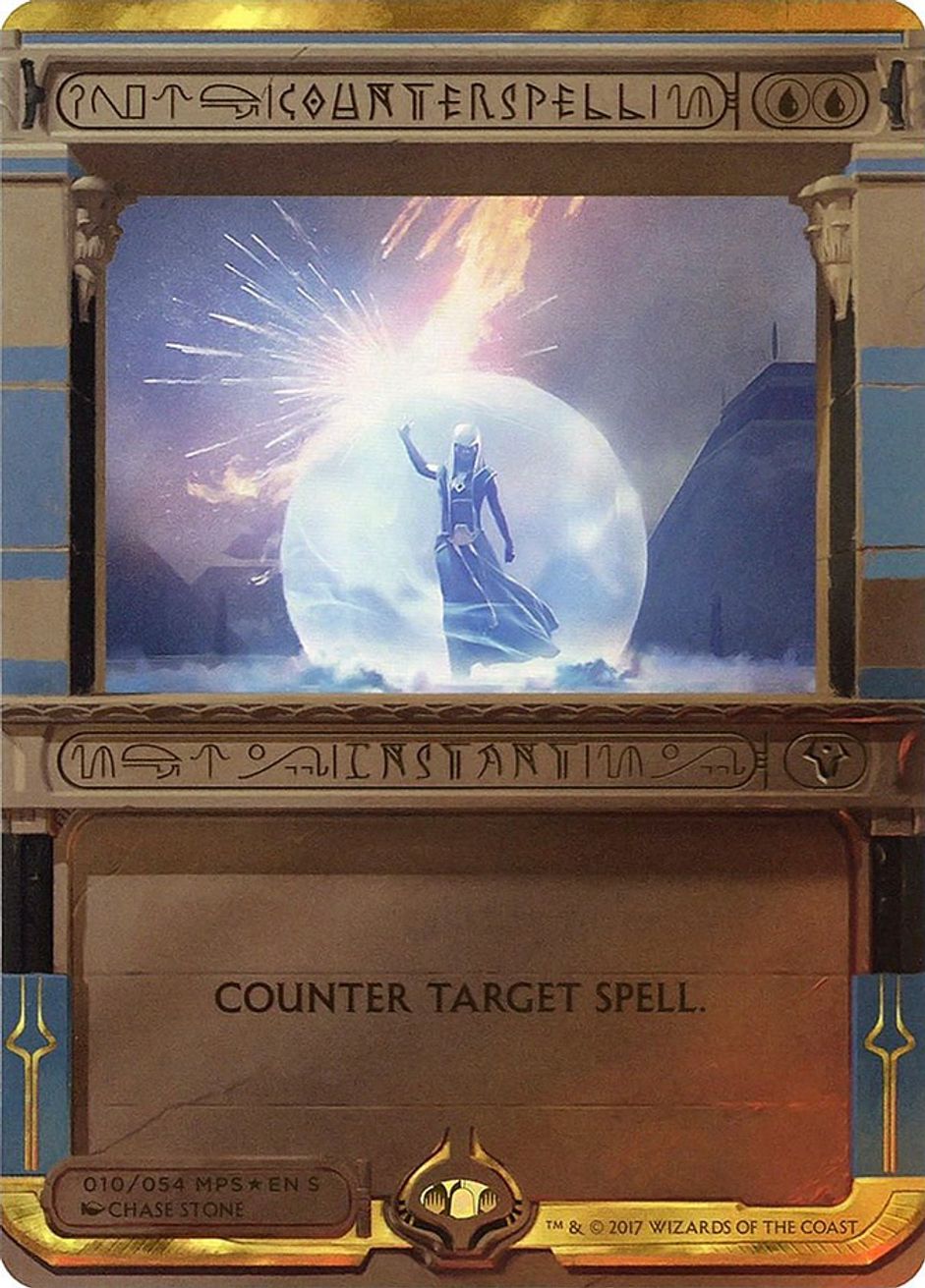Counterspell - Masterpiece Series: Amonkhet Invocations - Magic: The ...