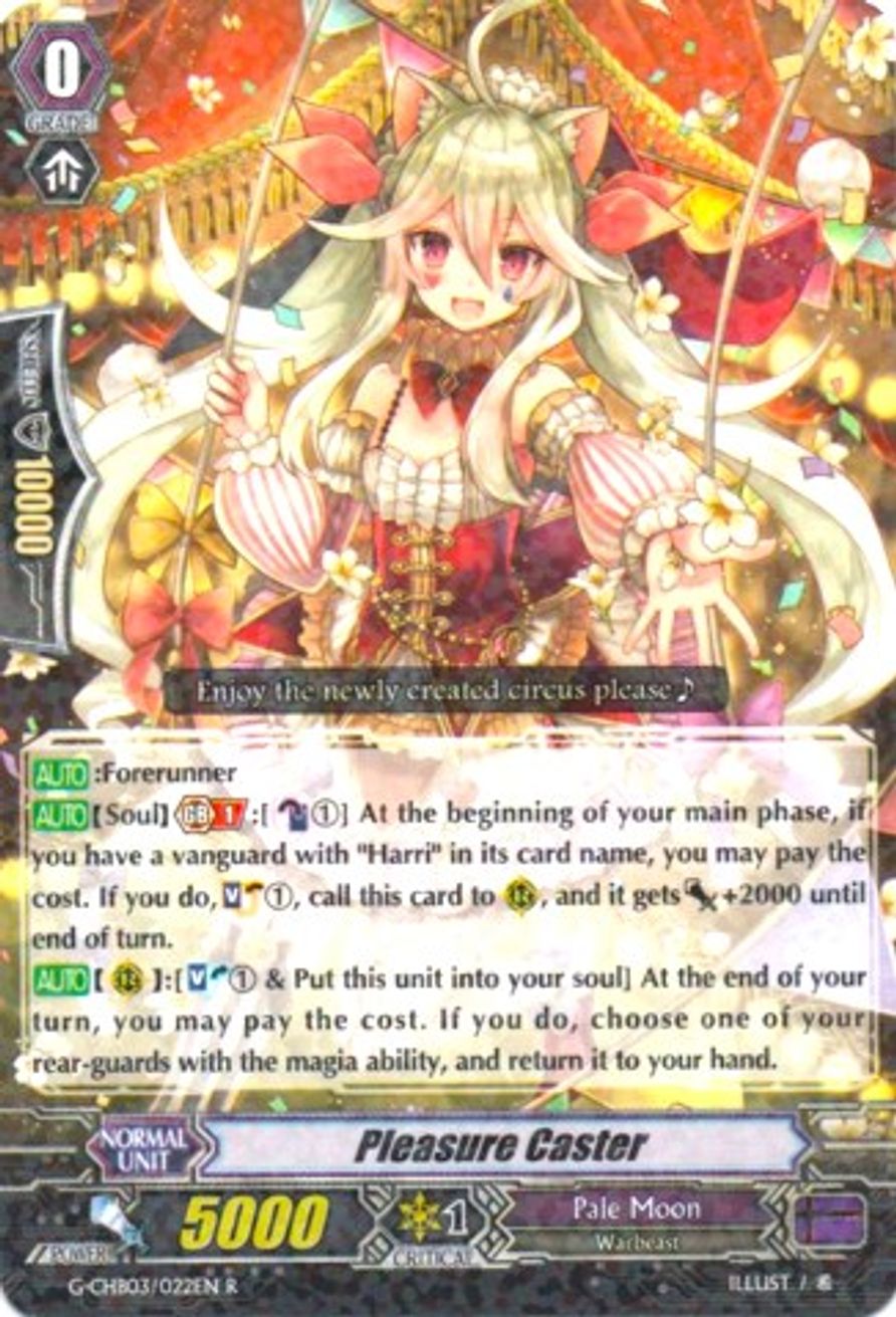 Pleasure Caster - G-CHB03: Rummy Labyrinth Under the Moonlight - Cardfight Vanguard