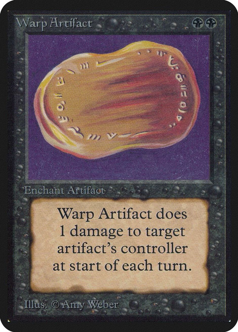 Warp Artifact - Alpha Edition - Magic: The Gathering