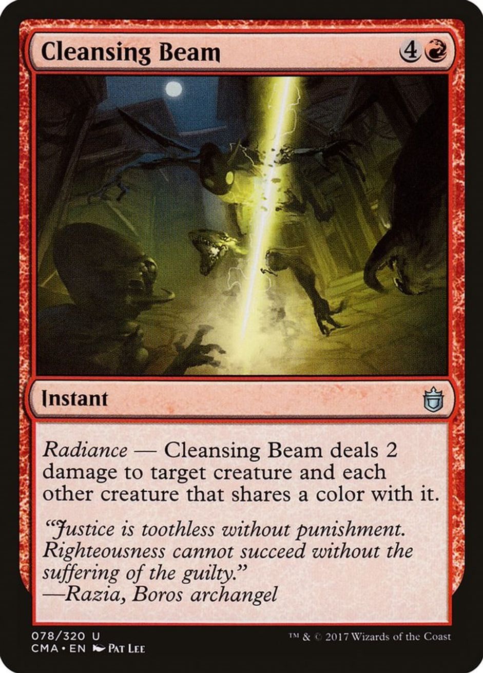 Cleansing Beam - Commander Anthology - Magic: The Gathering