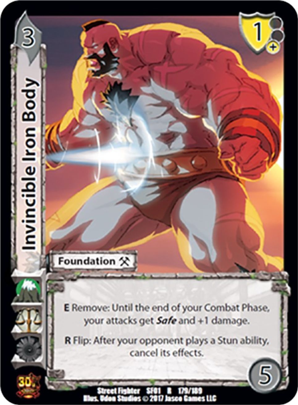 Invincible Iron Body - Street Fighter CCG - UniVersus