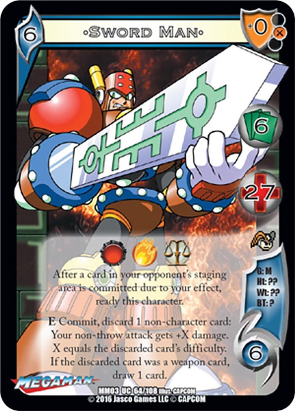 Sword Man - Mega Man: Battle for Power - UniVersus