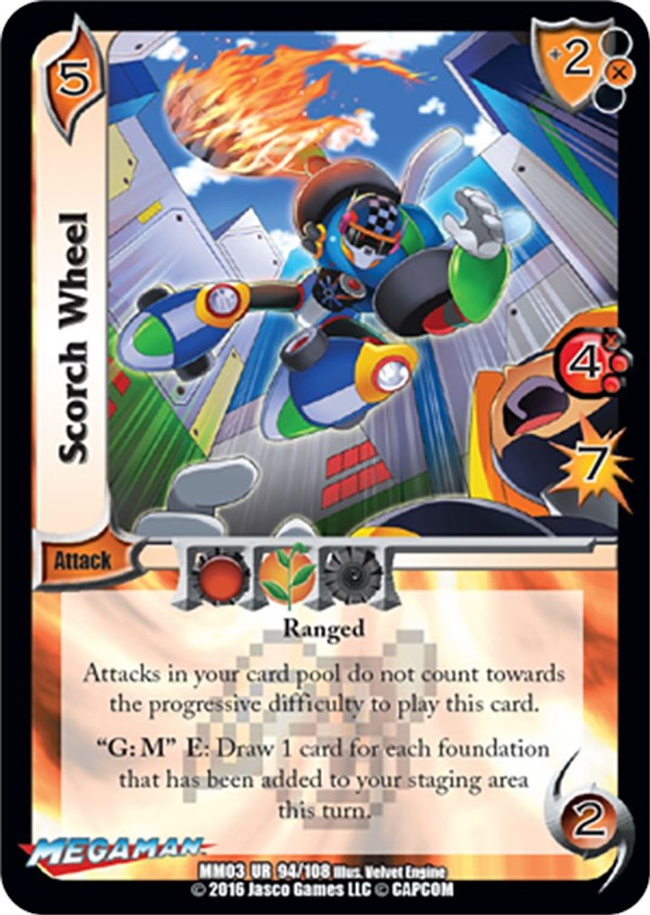 Scorch Wheel - Mega Man: Battle for Power - UniVersus