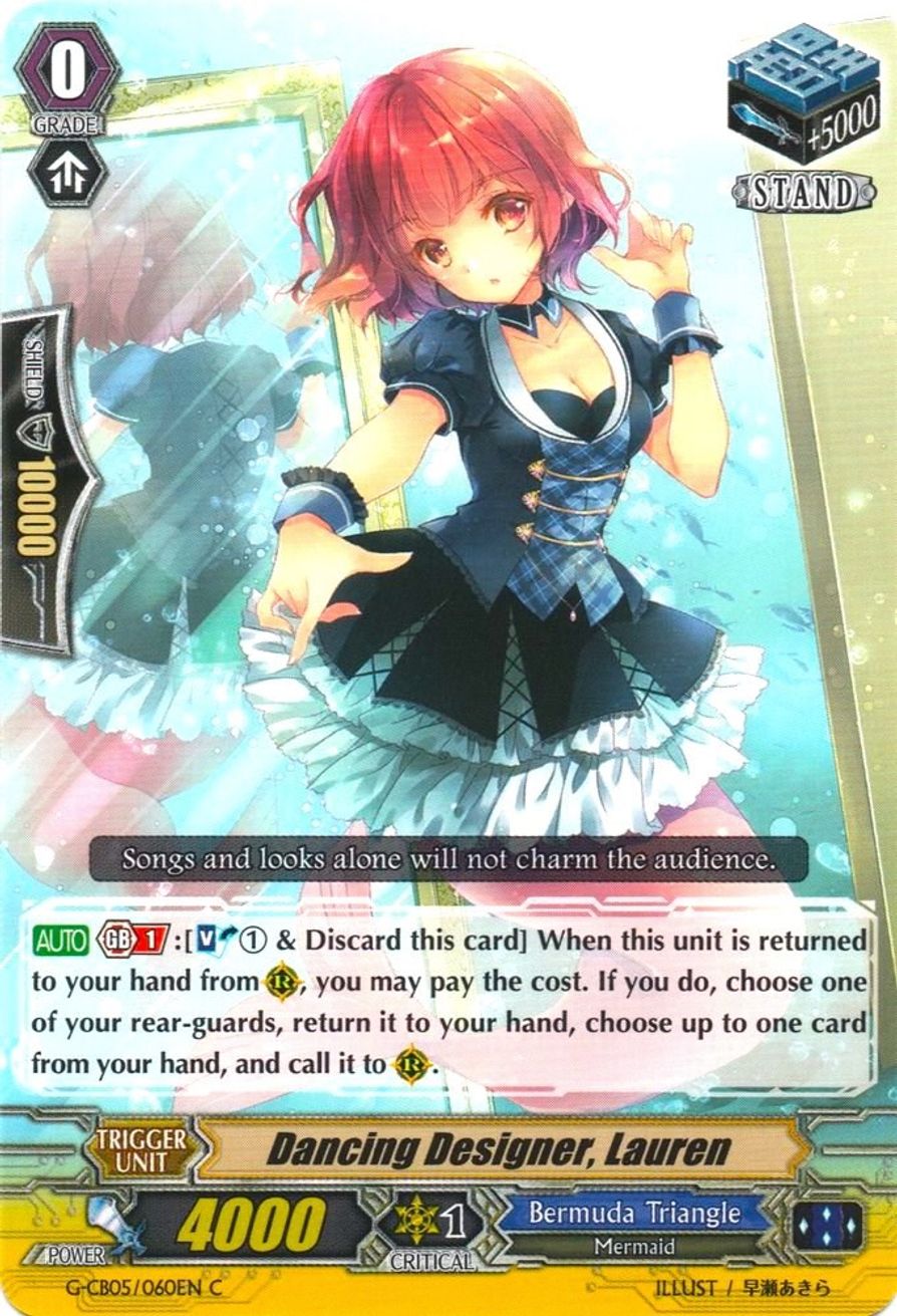 Dancing Designer, Lauren - G-CB05: Prismatic Divas - Cardfight Vanguard