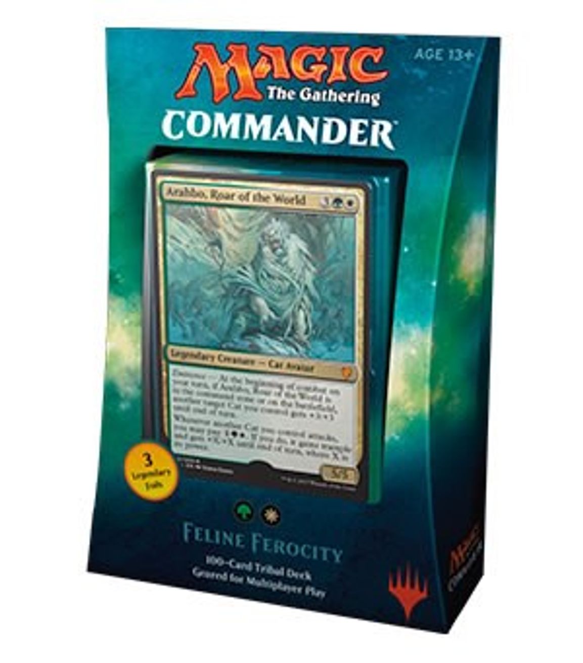 Commander 2017 Deck - Feline Ferocity - Commander 2017 - Magic: The ...