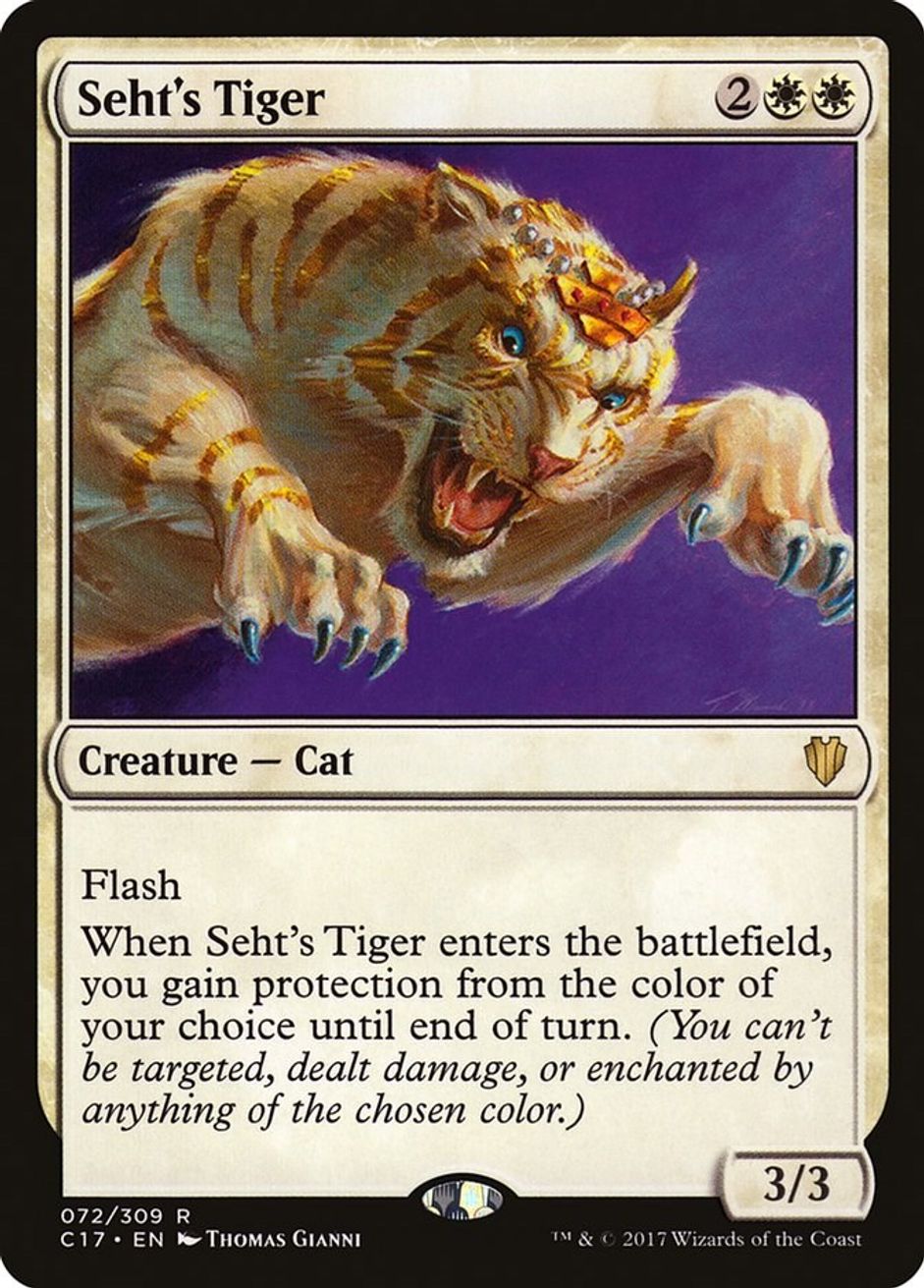 Seht's Tiger - Commander 2017 - Magic: The Gathering