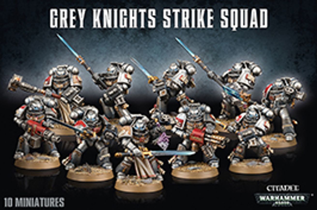 Warhammer: 40K - Grey Knights Strike Squad - Warhammer Plastic Box Sets ...