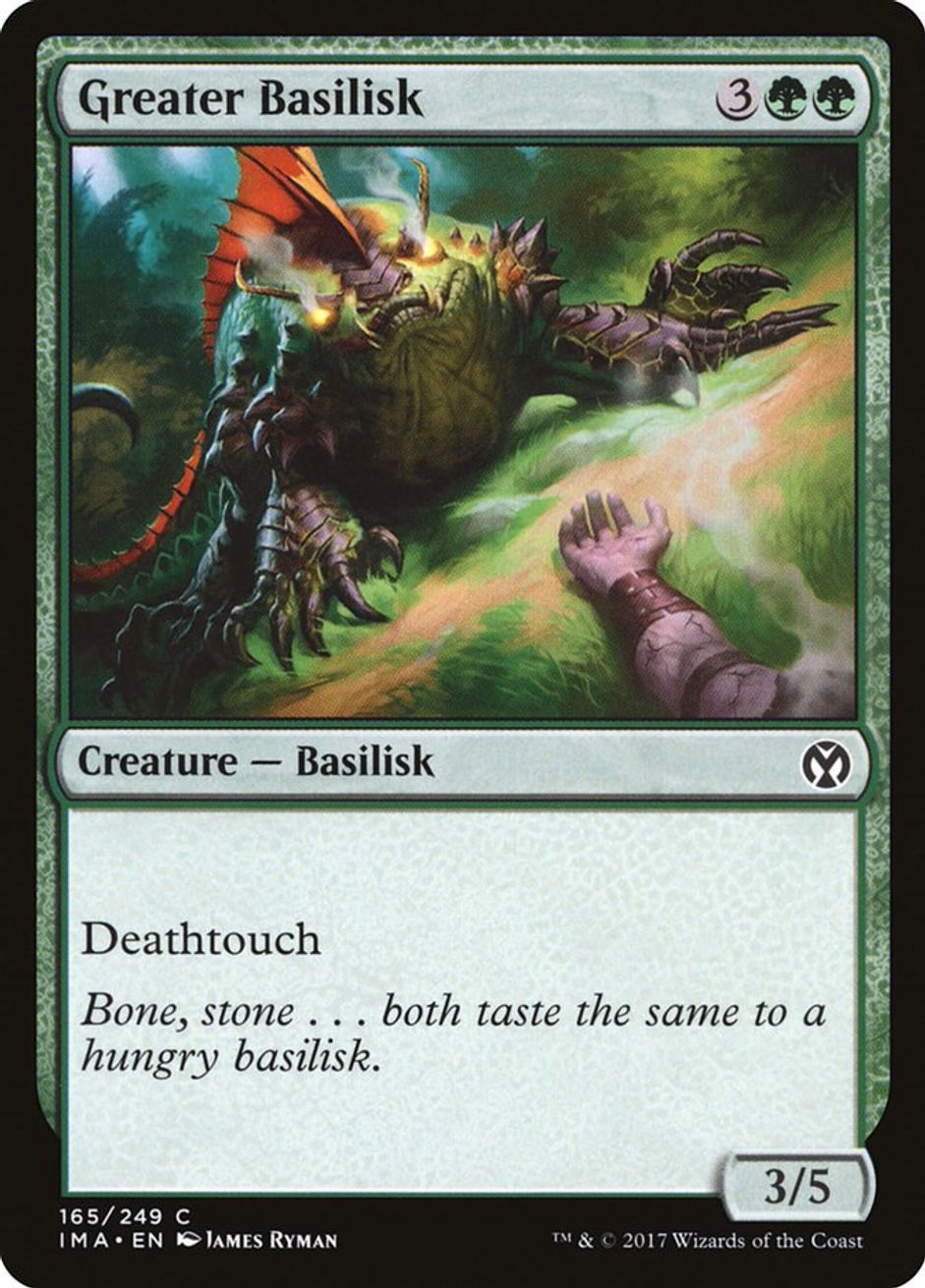 Greater Basilisk - Iconic Masters - Magic: The Gathering