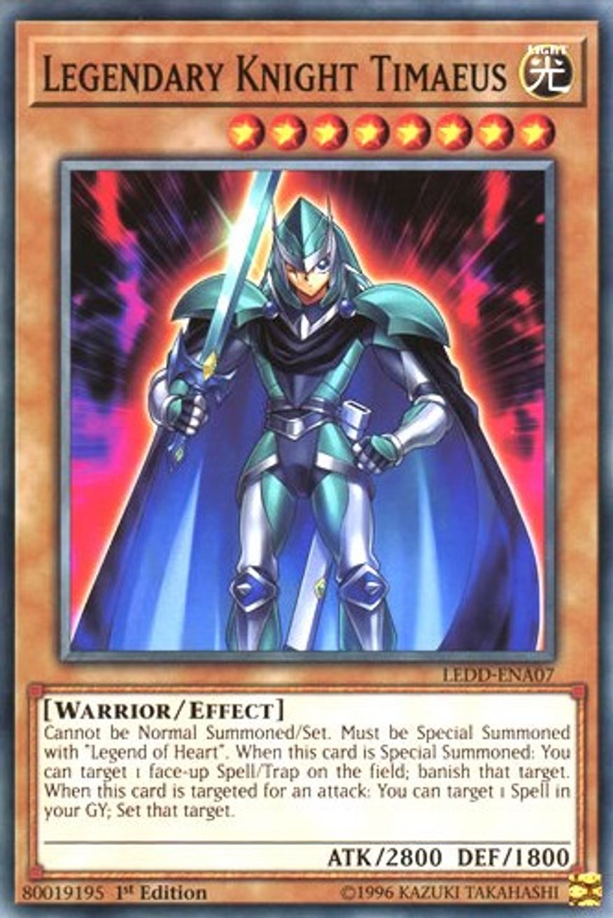 Legendary Knight Timaeus - Legendary Dragon Decks - YuGiOh
