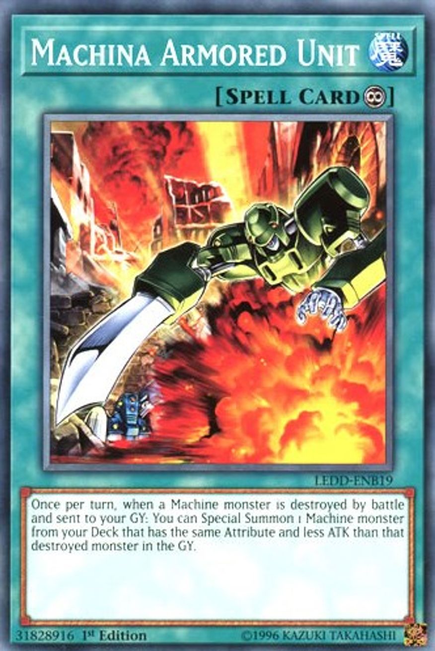 Machina Armored Unit - Legendary Dragon Decks - YuGiOh