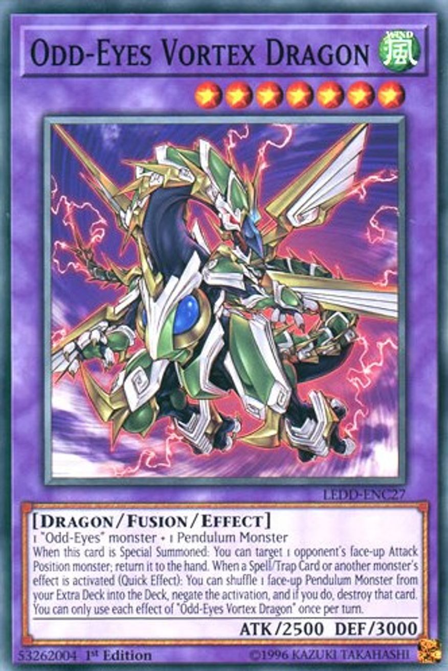 Odd-Eyes Vortex Dragon - Legendary Dragon Decks - YuGiOh