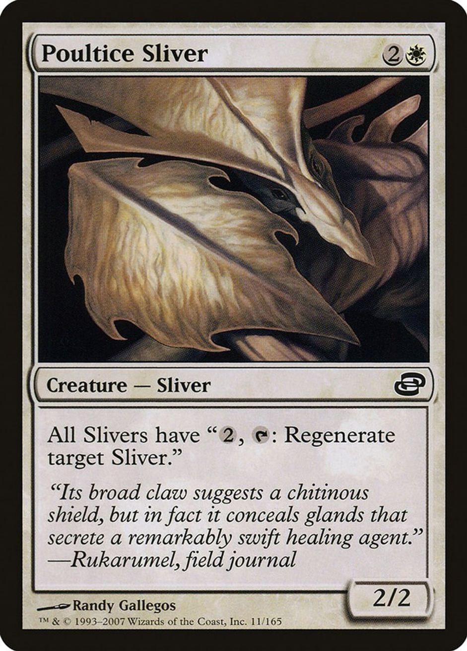 Poultice Sliver - Planar Chaos - Magic: The Gathering