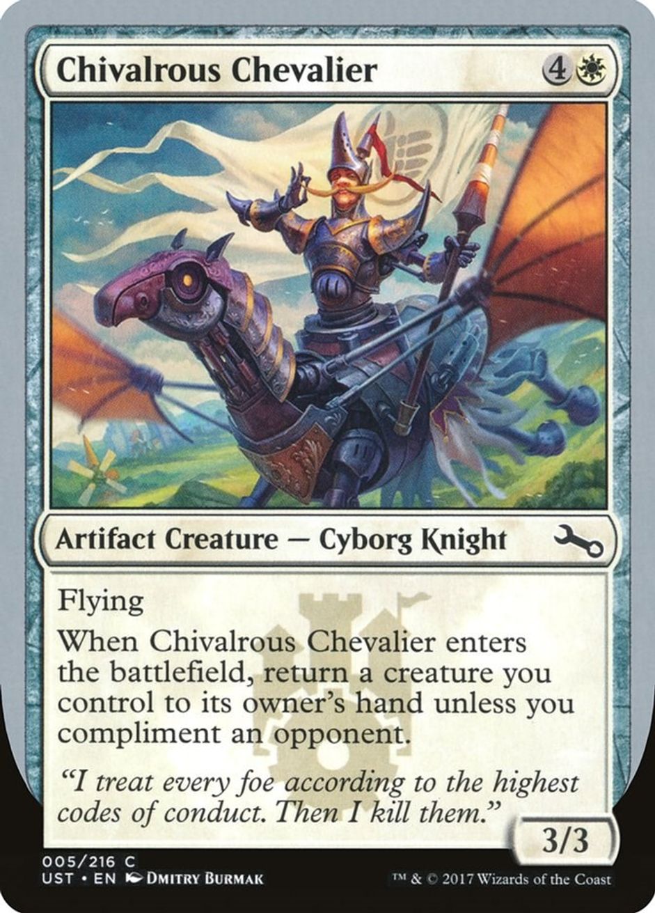 Chivalrous Chevalier - Unstable - Magic: The Gathering