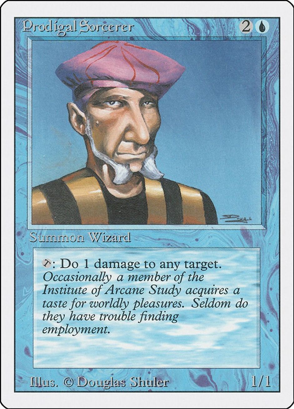 Prodigal Sorcerer - Revised Edition - Magic: The Gathering