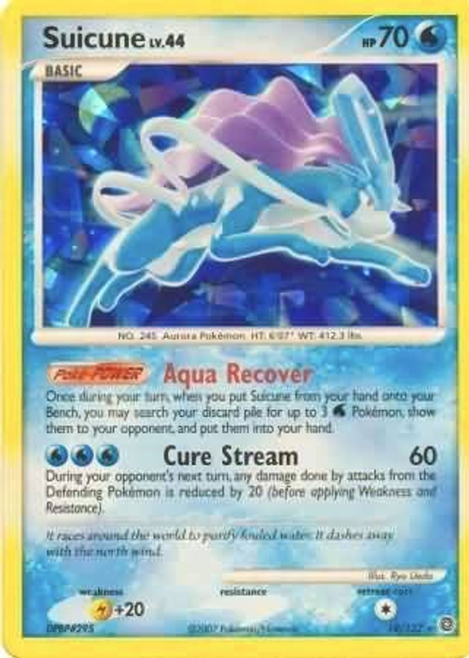 Suicune - 19/132 (Cracked Ice Holo) - Miscellaneous Cards & Products ...