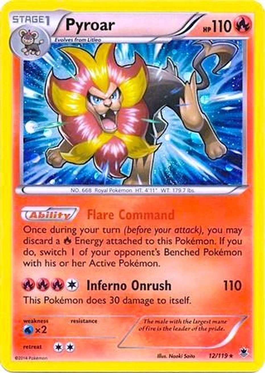 Pyroar - 12/119 (Cosmos Holo) - Blister Exclusives - Pokemon