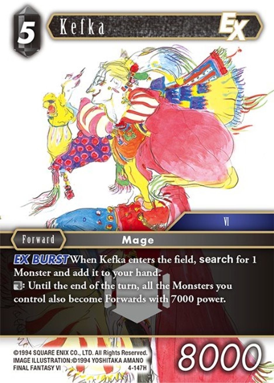 Kefka EX - Opus IV - Final Fantasy TCG