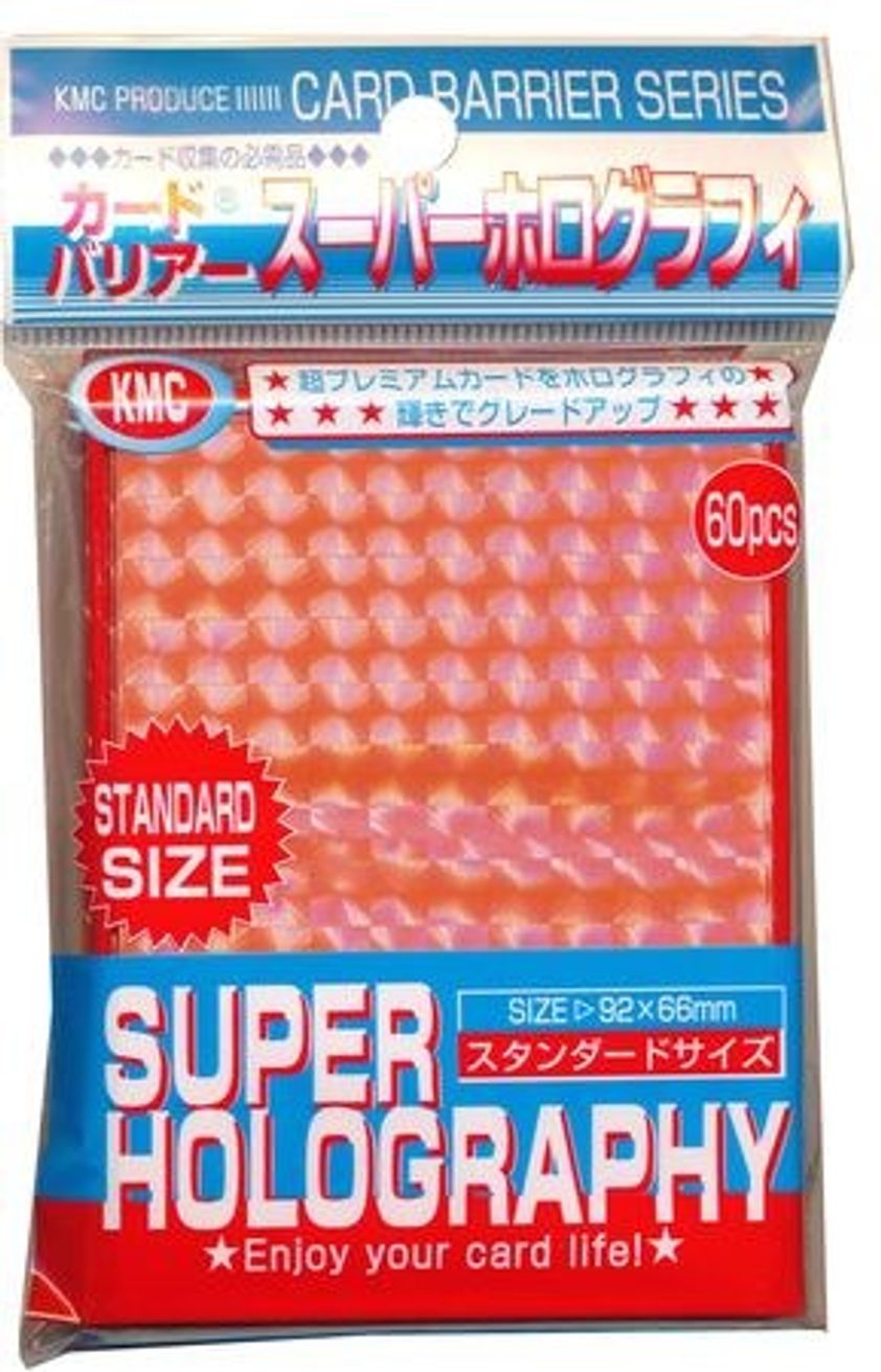KMC Card Barrier - Super Holography - Orange (60-Pack) - KMC Card ...