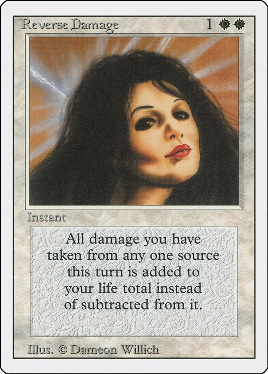 Reverse Damage - Revised Edition - Magic: The Gathering