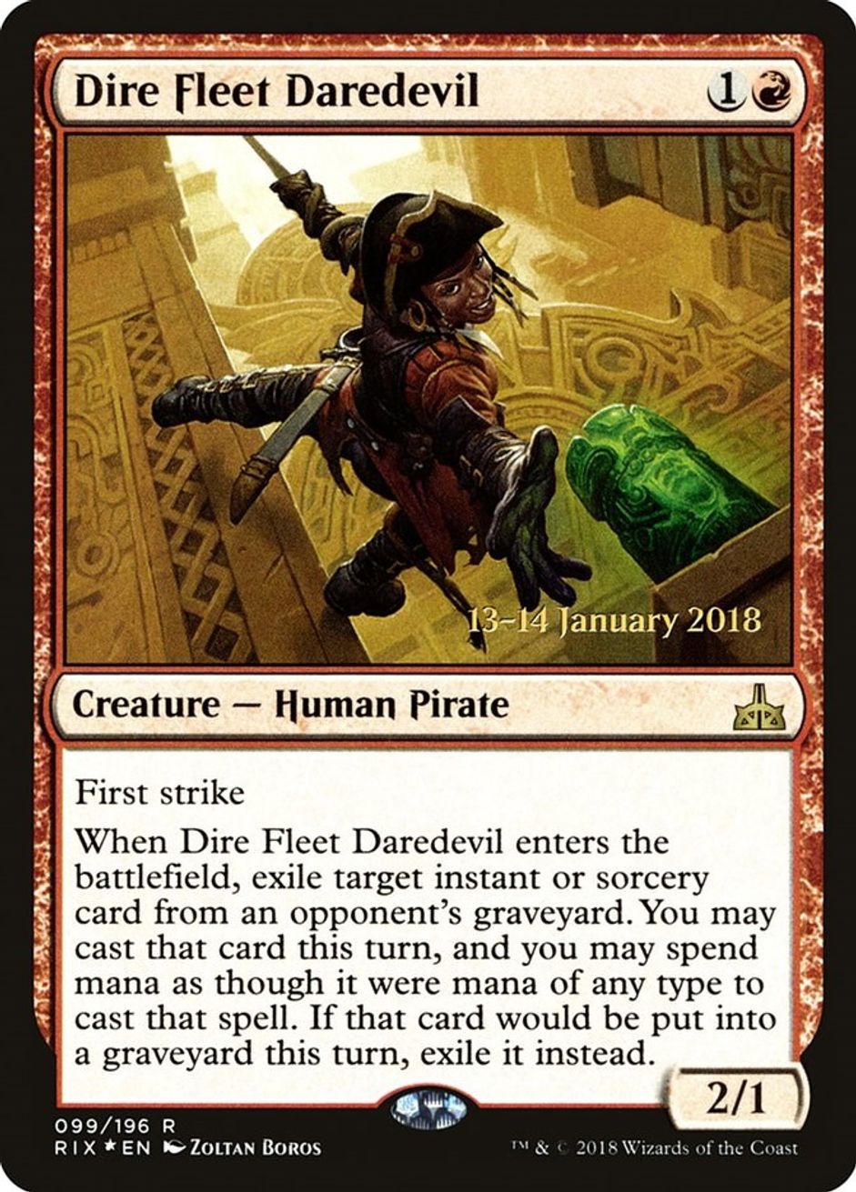 Dire Fleet Daredevil - Prerelease Cards - Magic: The Gathering