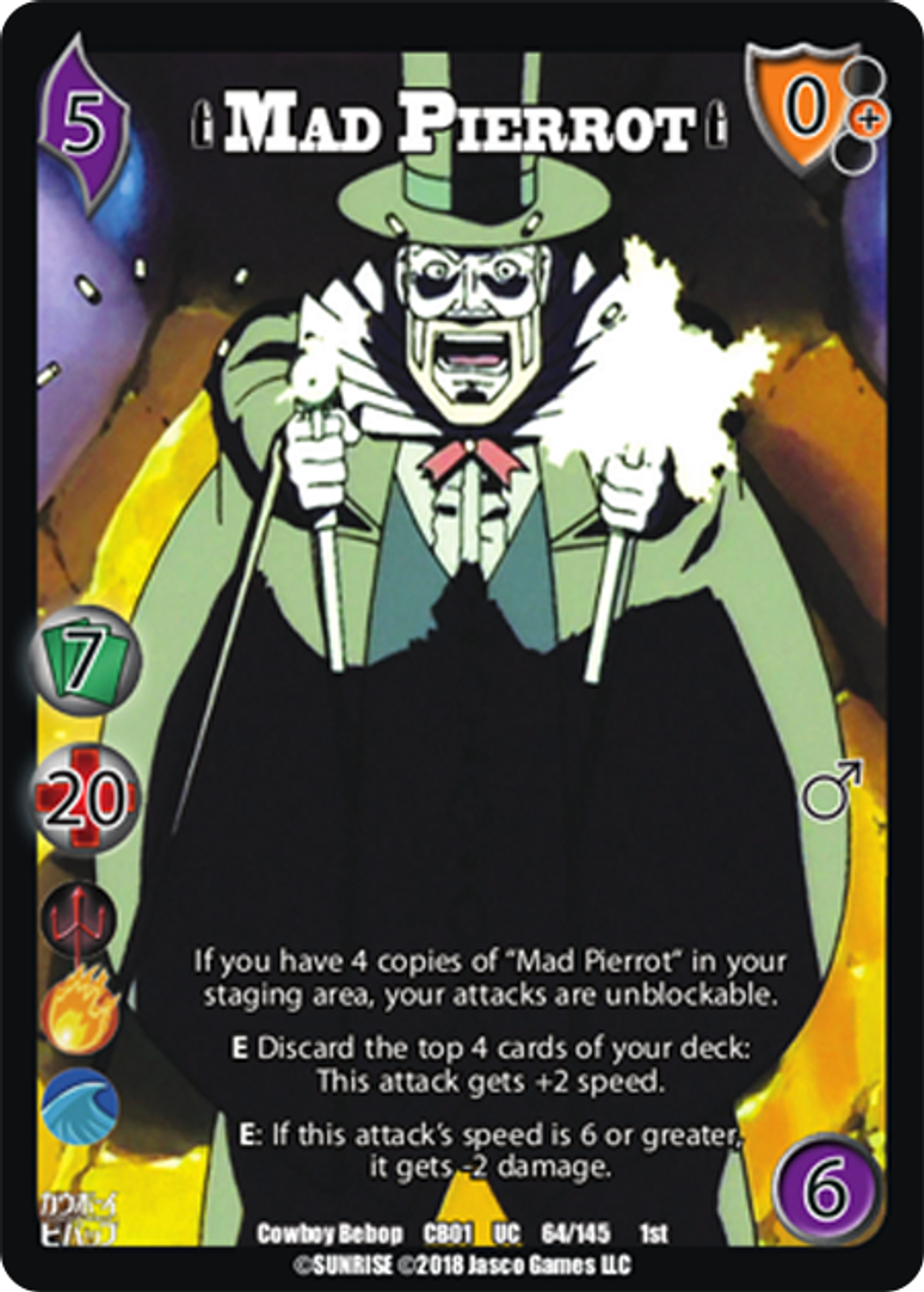 Mad Pierrot - Cowboy Bebop - UniVersus
