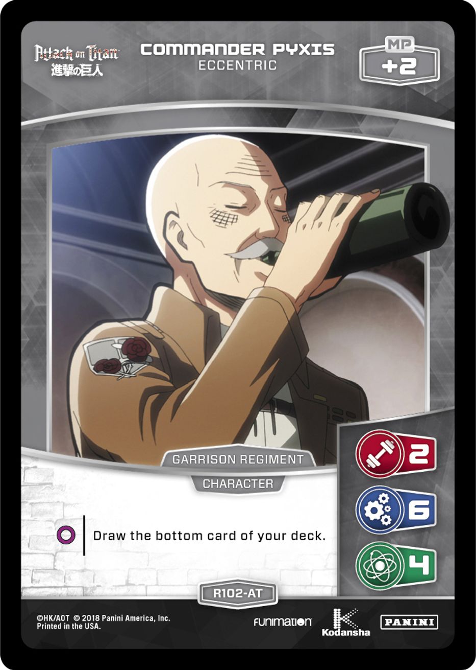 Commander Pyxis - Eccentric - Attack on Titan - MetaX TCG
