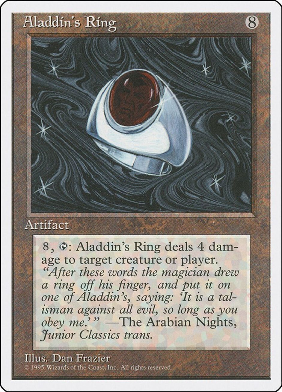Aladdin's Ring - Fourth Edition - Magic: The Gathering