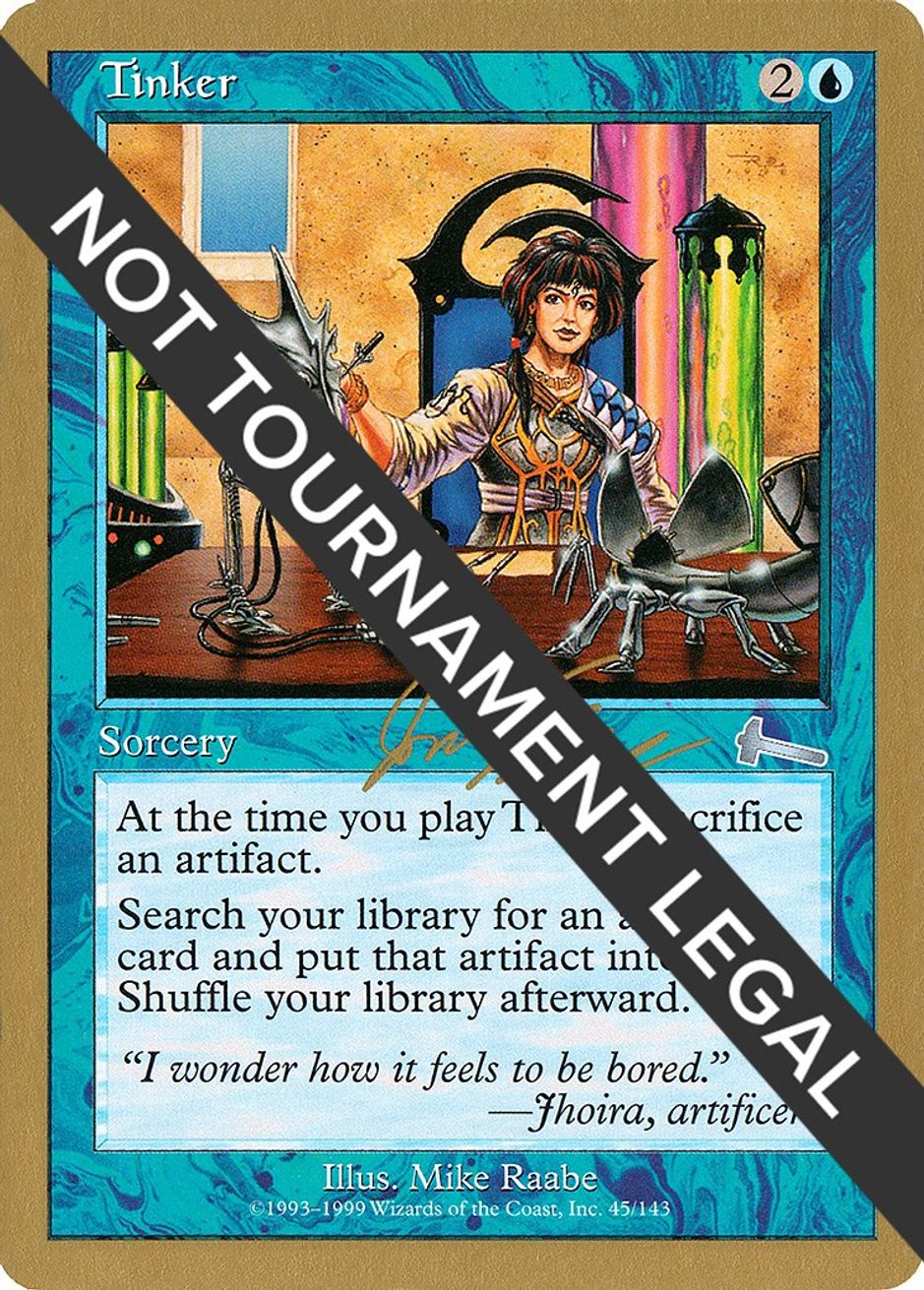 Tinker - 2000 Jon Finkel (ULG) - World Championship Decks - Magic: The ...