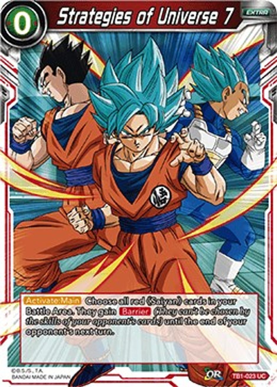 Strategies of Universe 7 - Tournament of Power - Dragon Ball Super: Masters