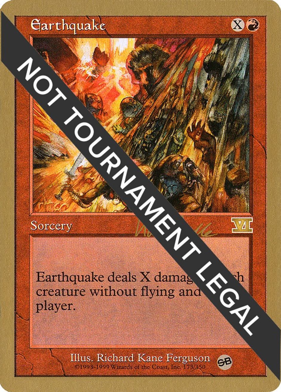 Earthquake - 1999 Kai Budde (6ED) (SB) - World Championship Decks ...