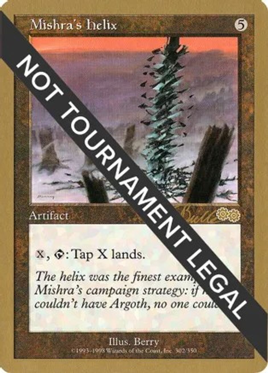 Mishra's Helix - 1999 Kai Budde (USG) - World Championship Decks ...