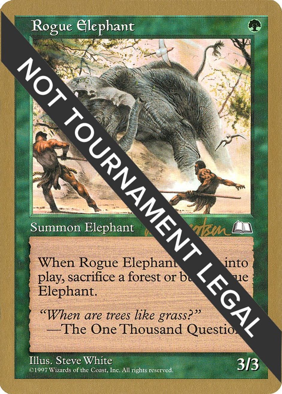 Rogue Elephant - 1997 Svend Geertsen (WTH) - World Championship Decks ...