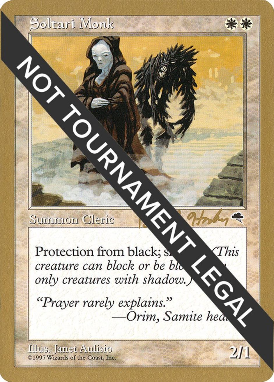 Soltari Monk - 1998 Brian Hacker (TMP) - World Championship Decks ...