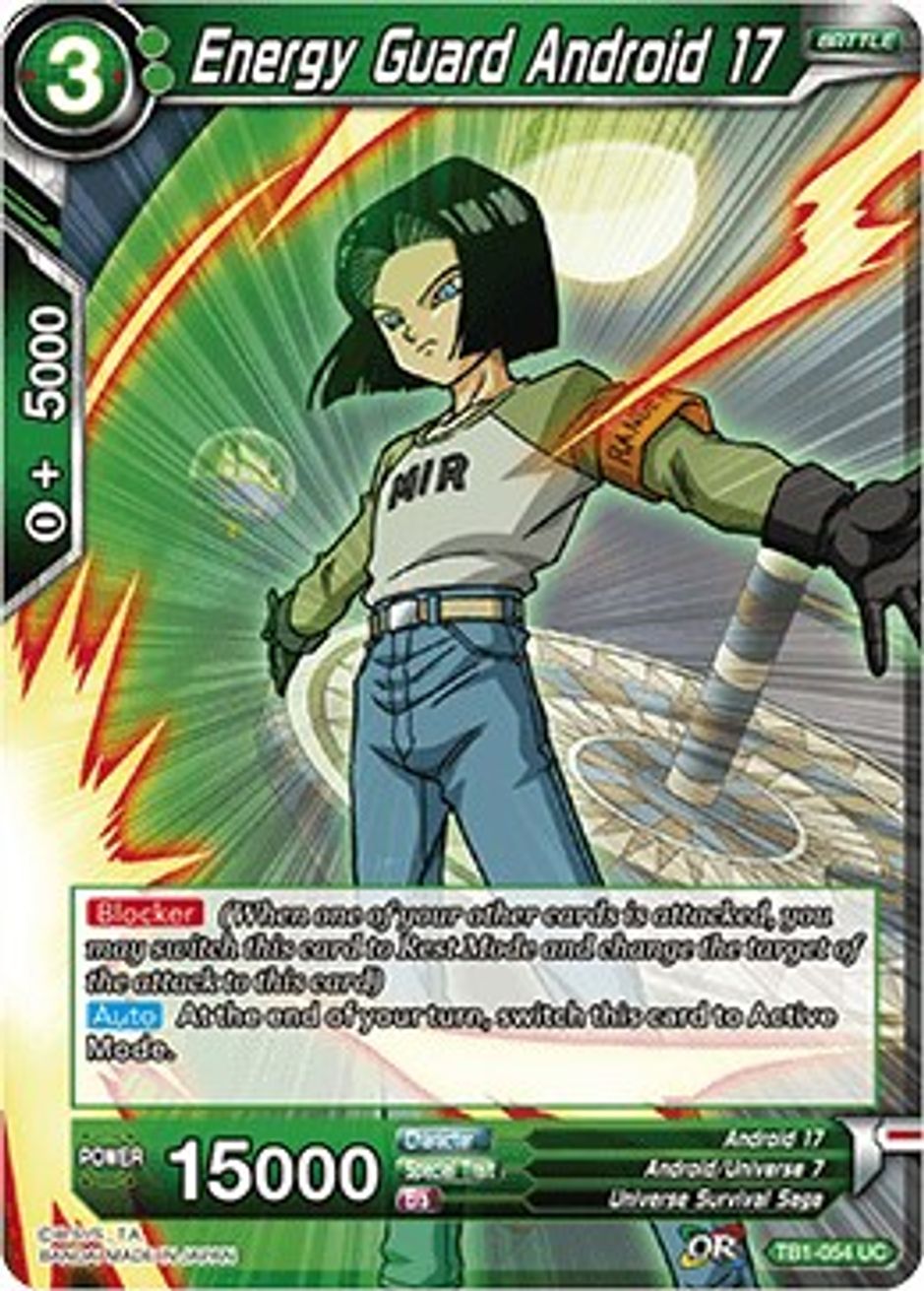 Energy Guard Android 17 - Tournament of Power - Dragon Ball Super: Masters