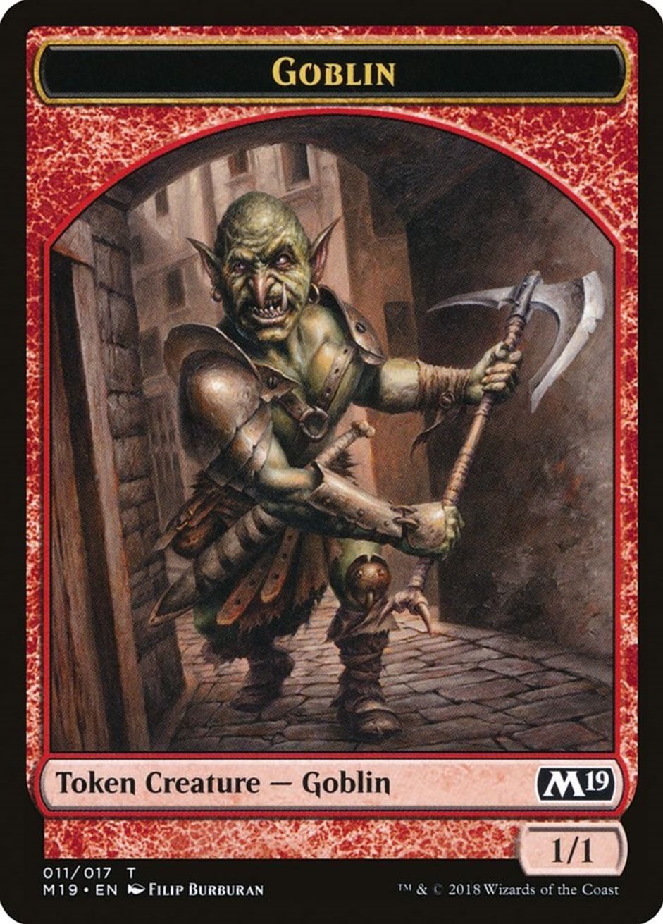 Goblin Token - Core Set 2019 - Magic: The Gathering