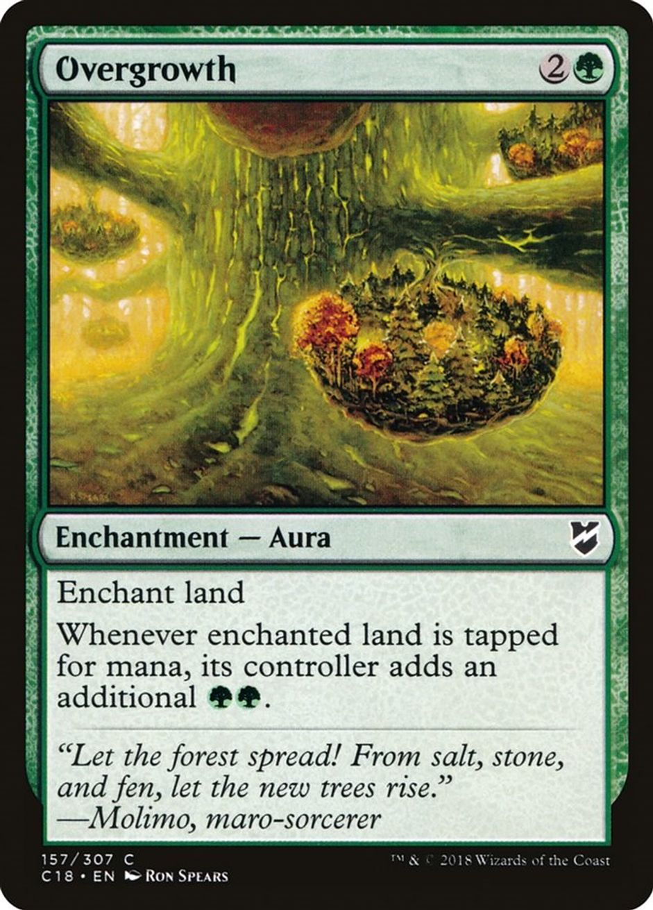 Overgrowth - Commander 2018 - Magic: The Gathering
