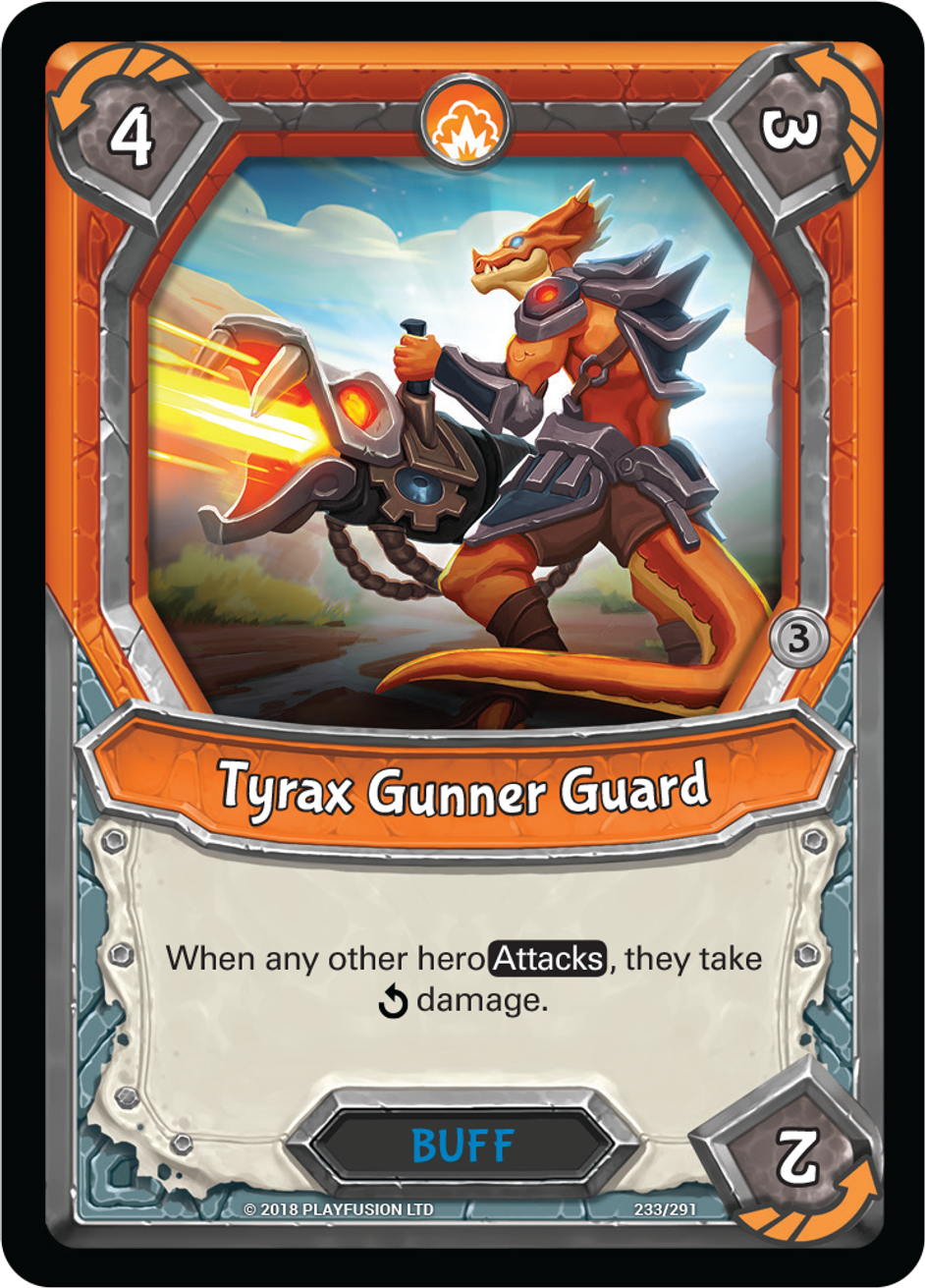 Tyrax Gunner Guard (Unclaimed) - Kindred - Lightseekers TCG