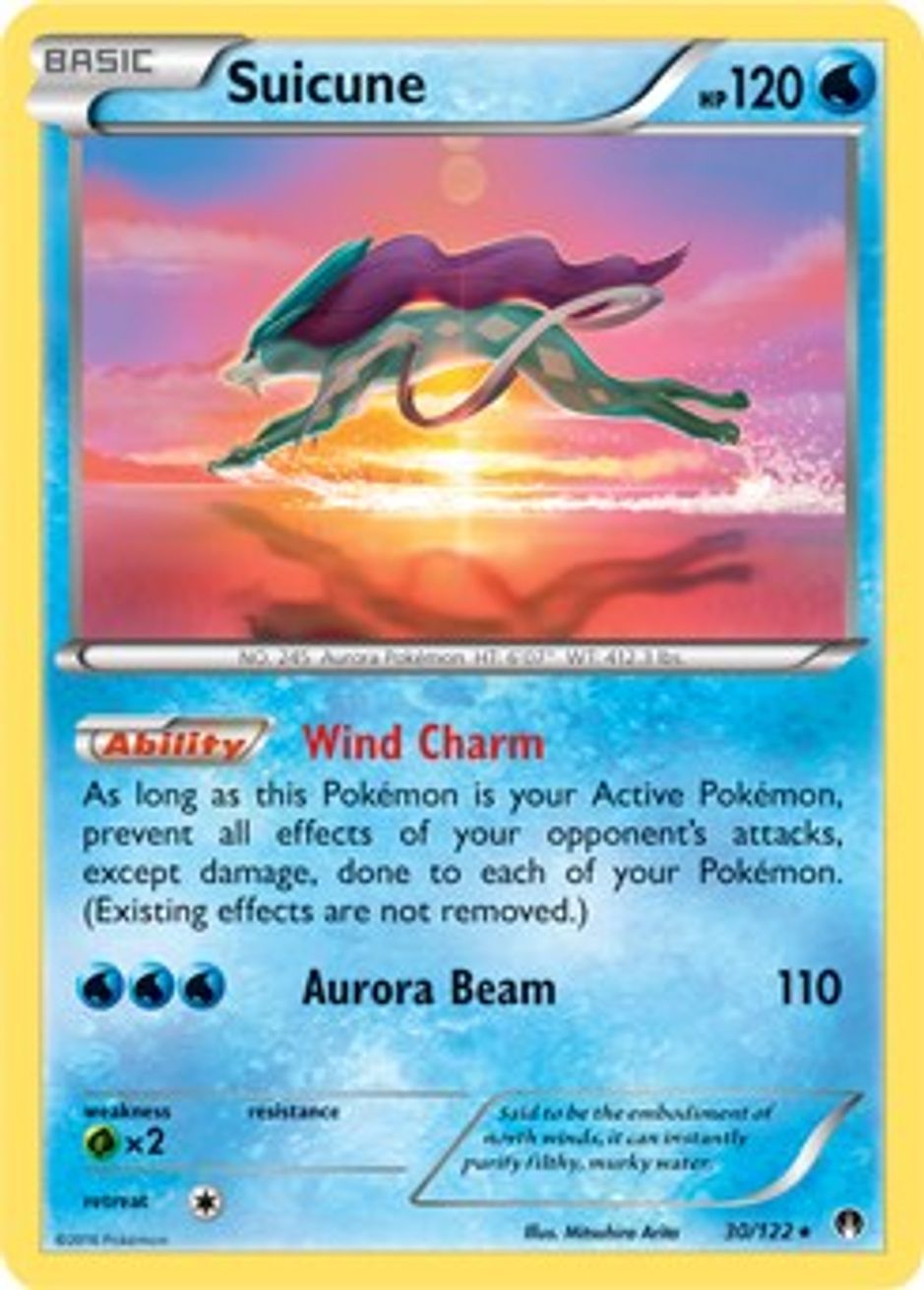 Suicune - 30/122 (Cosmos Holo) - Blister Exclusives - Pokemon