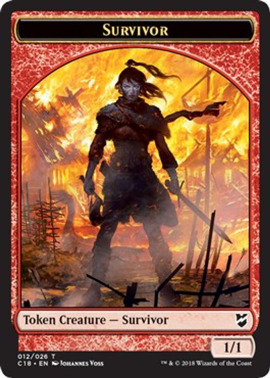 Survivor // Myr (023) Double-sided Token - Commander 2018 - Magic: The ...