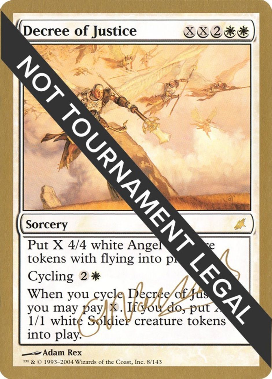 Decree of Justice - 2004 Gabriel Nassif (SCG) - World Championship ...