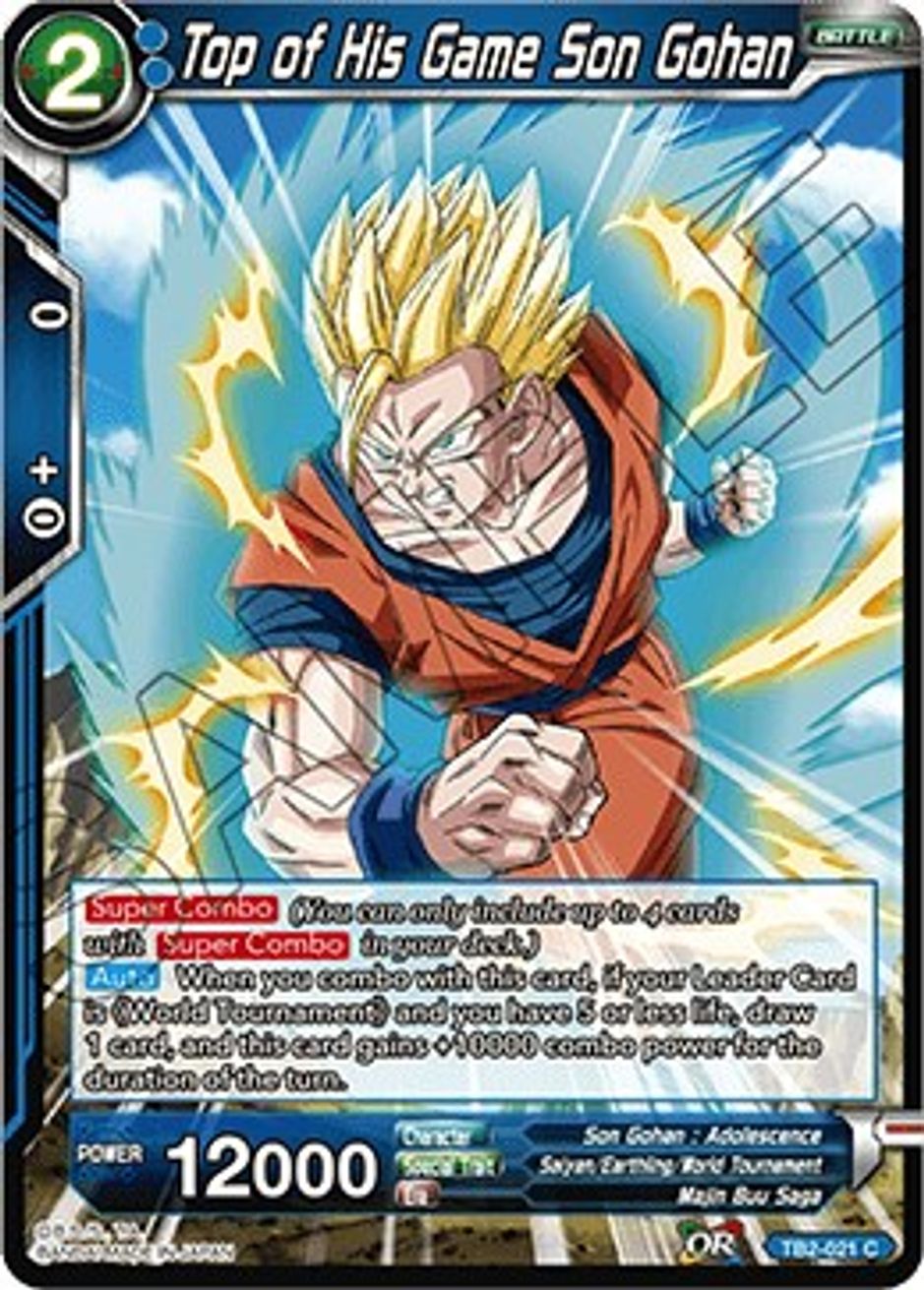 Top of His Game Son Gohan - World Martial Arts Tournament - Dragon Ball ...