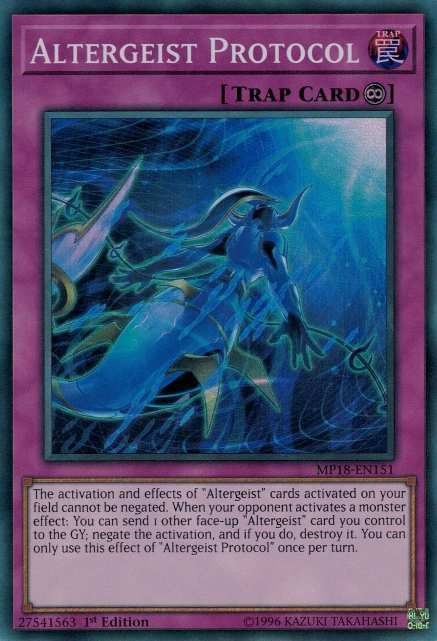 Altergeist Protocol - 2018 Mega-Tins Mega Pack - YuGiOh