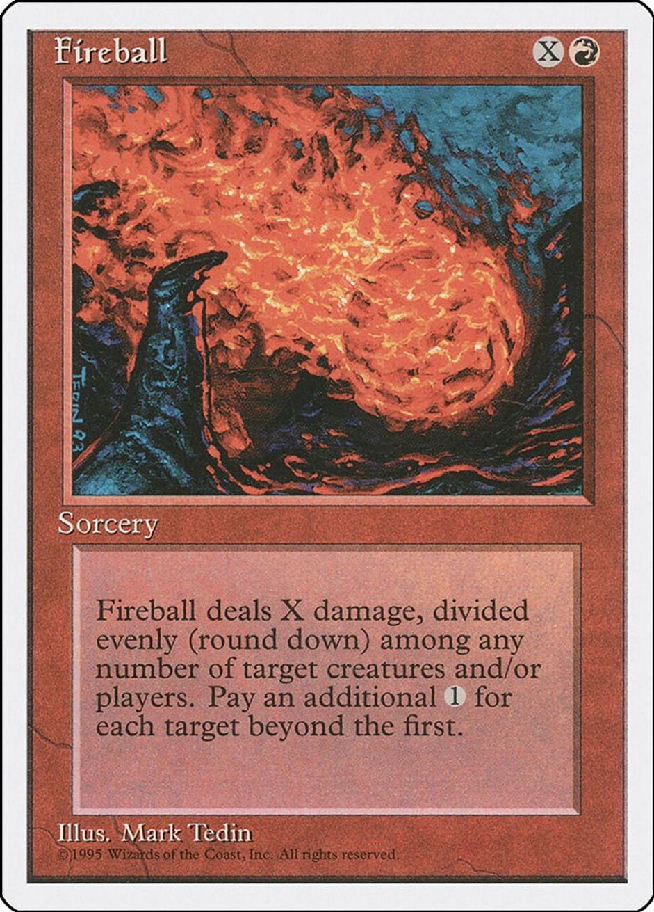Fireball - Fourth Edition - Magic: The Gathering