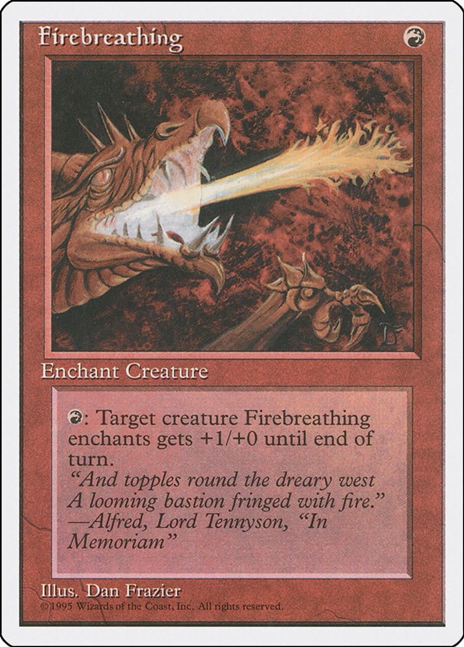 Firebreathing - Fourth Edition - Magic: The Gathering