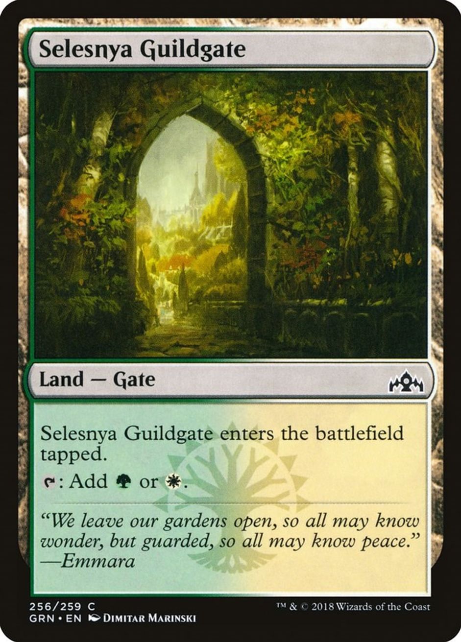 Selesnya Guildgate (256) - Guilds of Ravnica - Magic: The Gathering