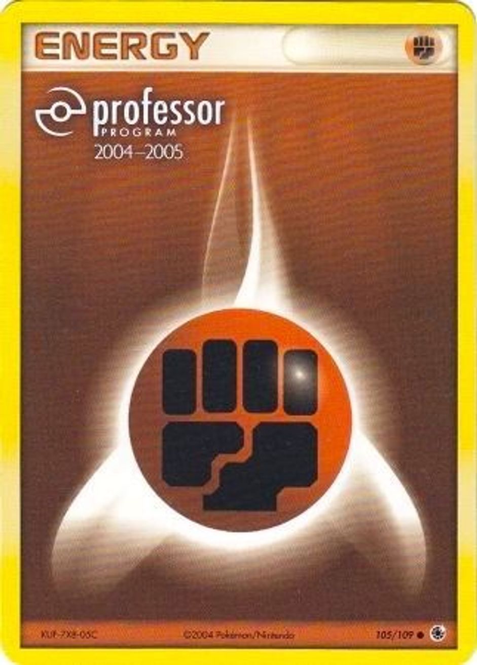Fighting Energy (2004-2005) - Professor Program Promos - Pokemon