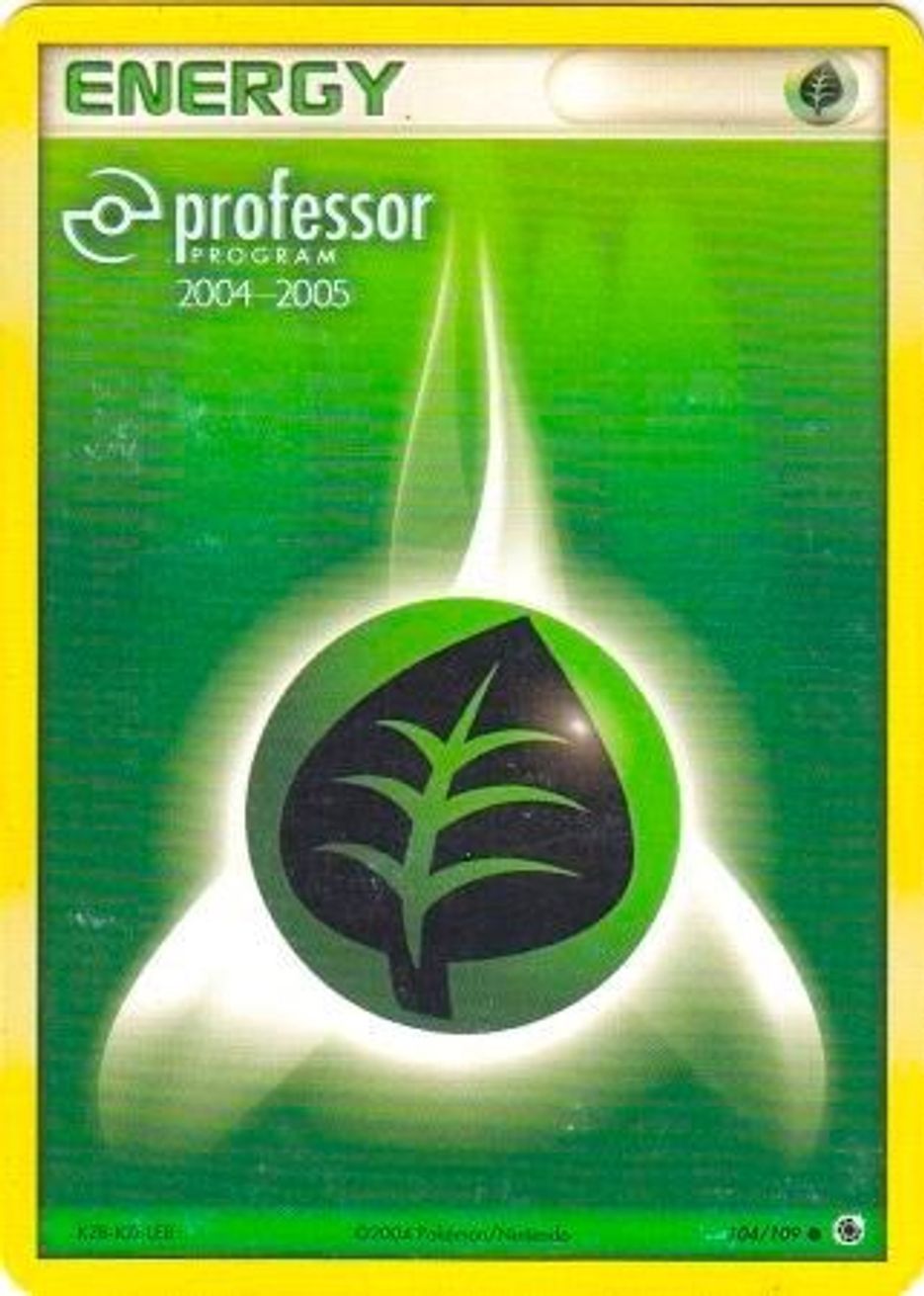 Grass Energy (2004-2005) - Professor Program Promos - Pokemon