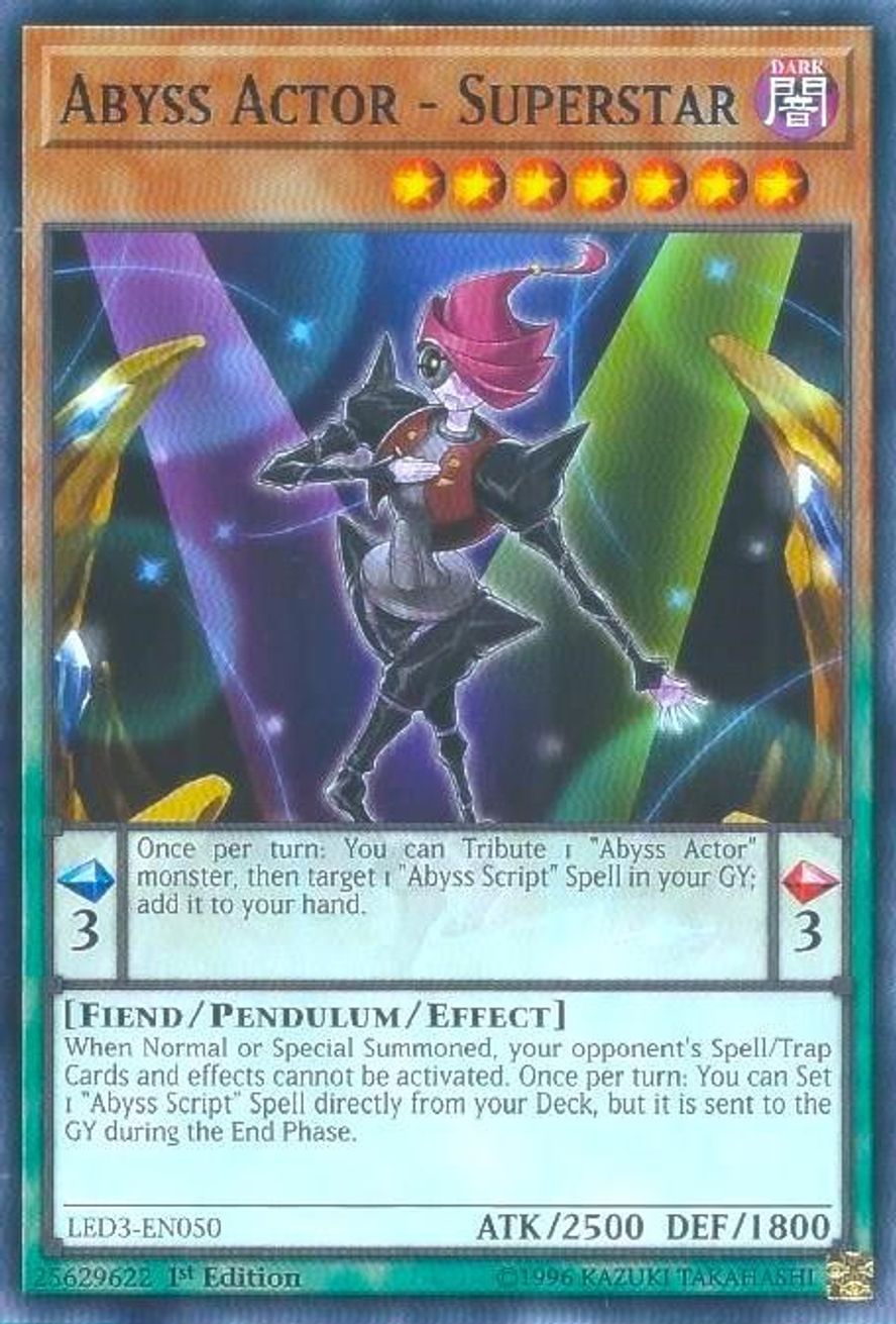 Abyss Actor - Superstar - Legendary Duelists: White Dragon Abyss - YuGiOh